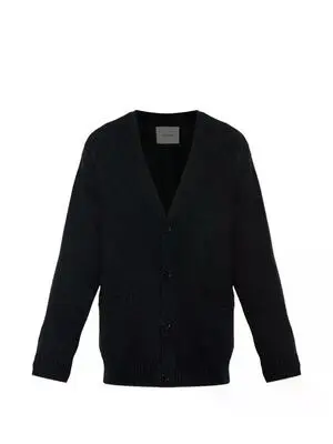 LISA YANG Wilson Pocket Button Cardigan - Black