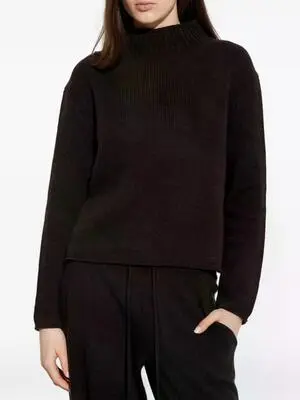 LISA YANG Nelsy High-neck Sweater - Brown