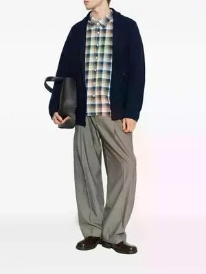 LISA YANG Lyle Double-breasted Cardigan - Blue
