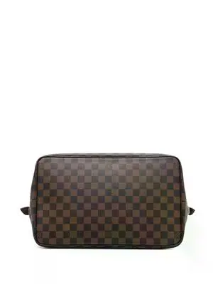 LOUIS VUITTON Damier Ebene Saleya Gm Tote Bag - Brown