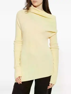 LISA YANG Agie Draped Roll-neck Top