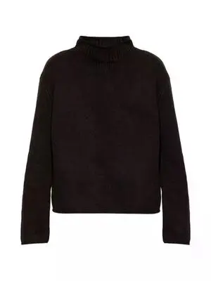 LISA YANG Nelsy High-neck Ribbed Sweater