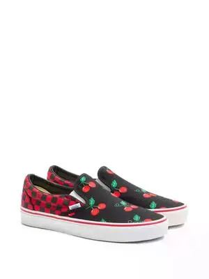 Valentino Garavani X Vans Cherry Print Slip-on Sneakers