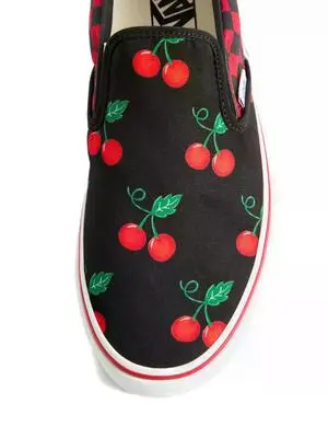 Valentino Garavani X Vans Cherry Print Slip-on Sneakers