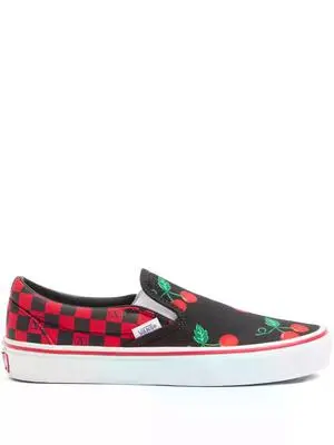 Valentino Garavani Vans X Cherryfic Print Slip-on Sneakers