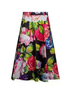 Moschino Floral Print Skirt
