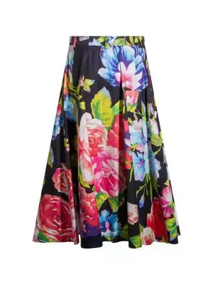 Moschino Floral Print Skirt