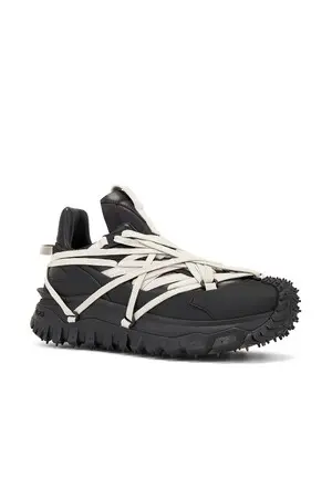 Rick Owens X Moncler Trailgrip Megalace Sneakers - Black