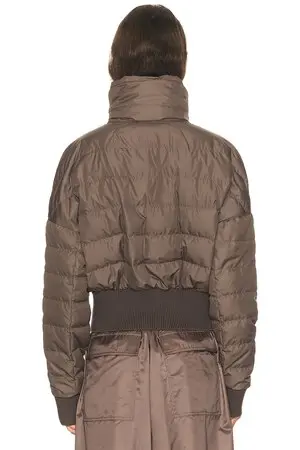 Rick Owens X Moncler Cropped Padded Jacket - Dark Dust