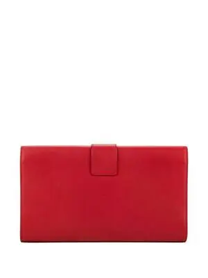 Saint Laurent Ligne Y Clutch - Red