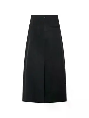 STUDIO TOMBOY Pleated Wrap Midi Skirt