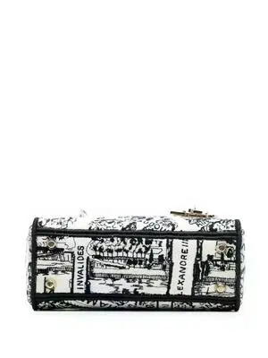 Dior 2023 Mini Embroidered Lady D-lite Satchel