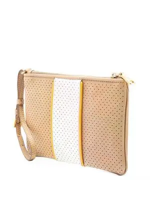 Prada Saffiano Leather Wristlet Clutch