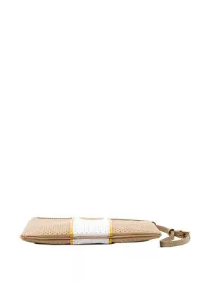 Prada Saffiano Leather Wristlet Clutch