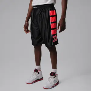 JORDAN Brooklyn Cat Scratch Shorts - Black