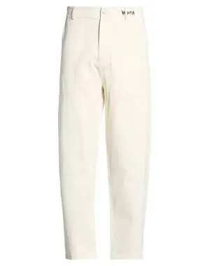 DISCLAIMER Cotton Gabardine Pants White