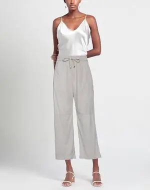 PUROTATTO Straight Leg High-waisted Pants - Grey
