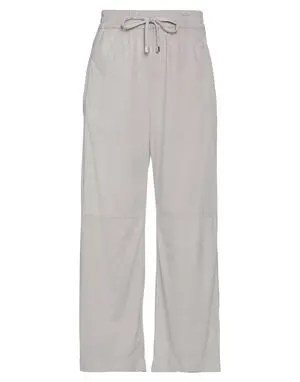 PUROTATTO Straight Leg High-waisted Pants - Grey