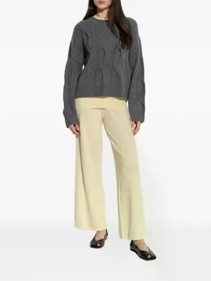 LISA YANG Sammie Cable Knit Sweater - Grey