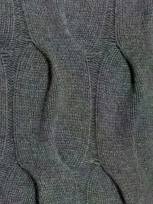 LISA YANG Sammie Cable Knit Sweater - Grey