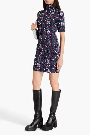 Emilio Pucci Jacquard-knit Mini Dress