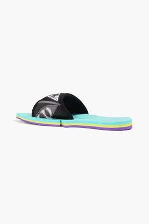Emilio Pucci Printed Twill Slides
