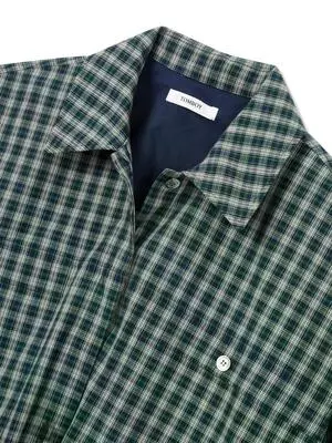 STUDIO TOMBOY Check-pattern Shirt - Green