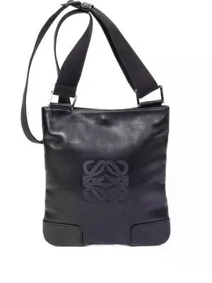 Loewe Flat Anagram Leather Crossbody Bag
