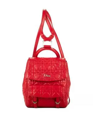 Dior Quilted Logo-plaque Backpack