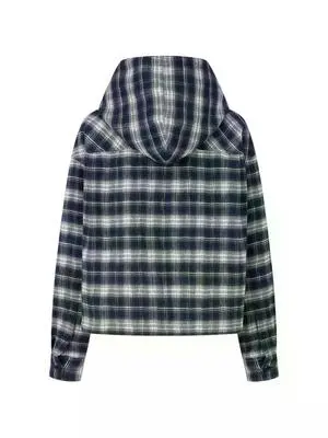 STUDIO TOMBOY Check-pattern Hooded Jacket