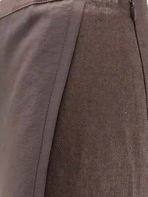 R2W Amora Linen Midi Skirt - Brown