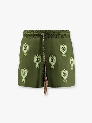 Farm Rio Embroidered Shorts For Women
