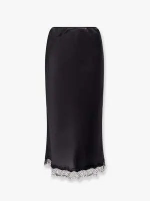 R2W Savia Silk Midi Skirt
