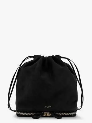 Alaïa Le Pochon Suede Shoulder Bag