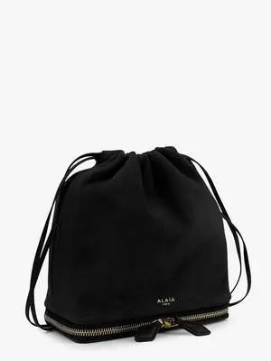 Alaïa Le Pochon Suede Shoulder Bag