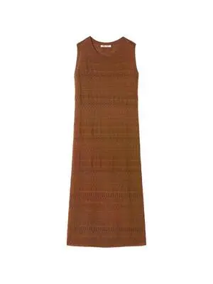 Ports 1961 Knitted Midi Dress - Brown