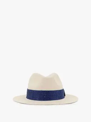 Kiton Panama Straw Hat - White