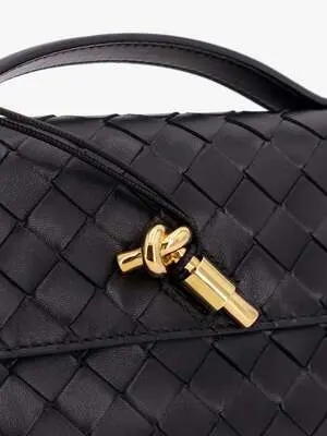 Bottega Veneta Andiamo Intrecciato Leather Clutch