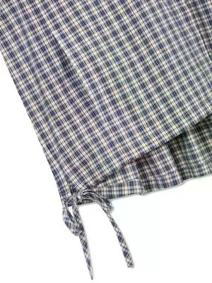 STUDIO TOMBOY Check-pattern Shirt - Blue