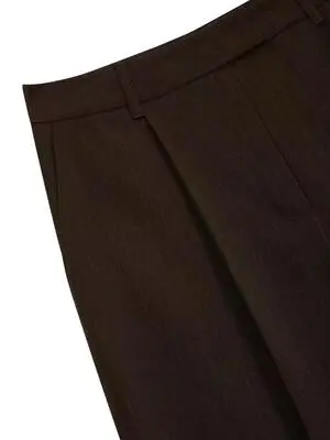 STUDIO TOMBOY Striped Trousers - Brown