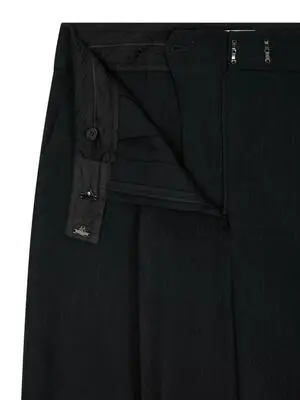 STUDIO TOMBOY Striped Trousers - Black
