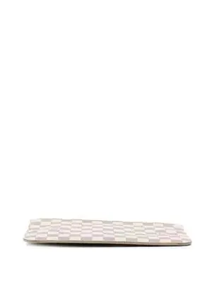 LOUIS VUITTON 2019 Damier Azur Neverfull Mm Pouch - White