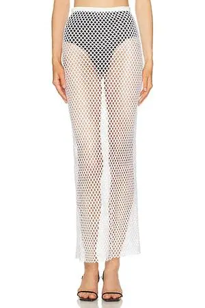SEV Sequin Mesh Skirt