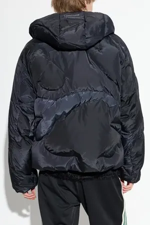 A BATHING APE Quilted Down Jacket With Detachable Hood