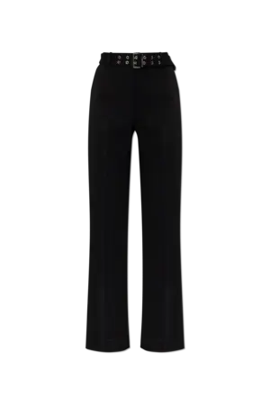 GANNI Creased Trousers With Belt