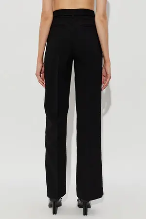 GANNI Creased Trousers With Belt