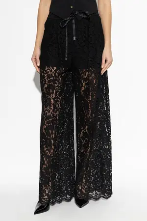 Dolce & Gabbana Lace Wide-leg Trousers