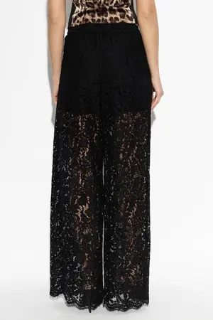 Dolce & Gabbana Lace Wide-leg Trousers
