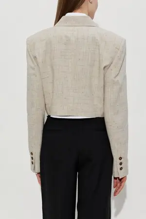 VIVIENNE WESTWOOD Short Double-breasted Blazer - Grey