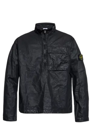 Stone Island Lightweight Jacket With Stand-up Collar